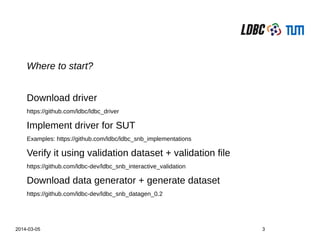 LDBC SNB Benchmark Auditing | PPT