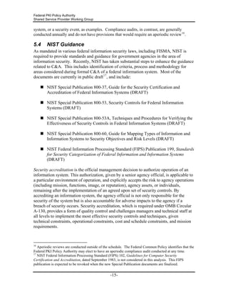 Audit standards for Federal PKI Certification Authorities using PKI ...