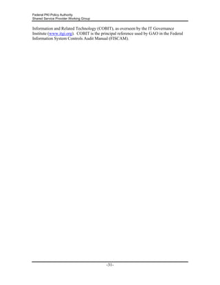 Audit standards for Federal PKI Certification Authorities using PKI ...