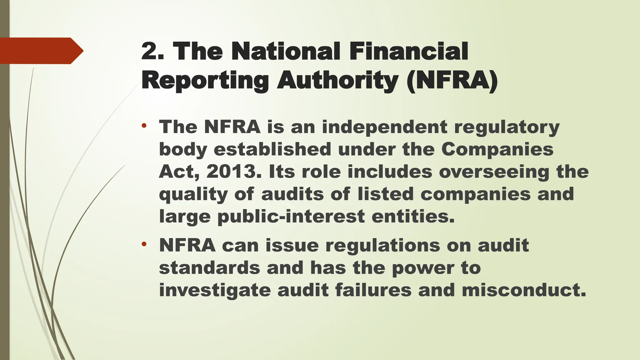 AUDIT STANDARD SETTING IN INDIA-REGULATORY BODIES | PPTX