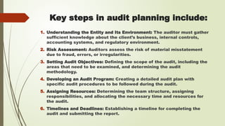 AUDIT STANDARD SETTING IN INDIA,audit planning:Benefits,Factors | PPT