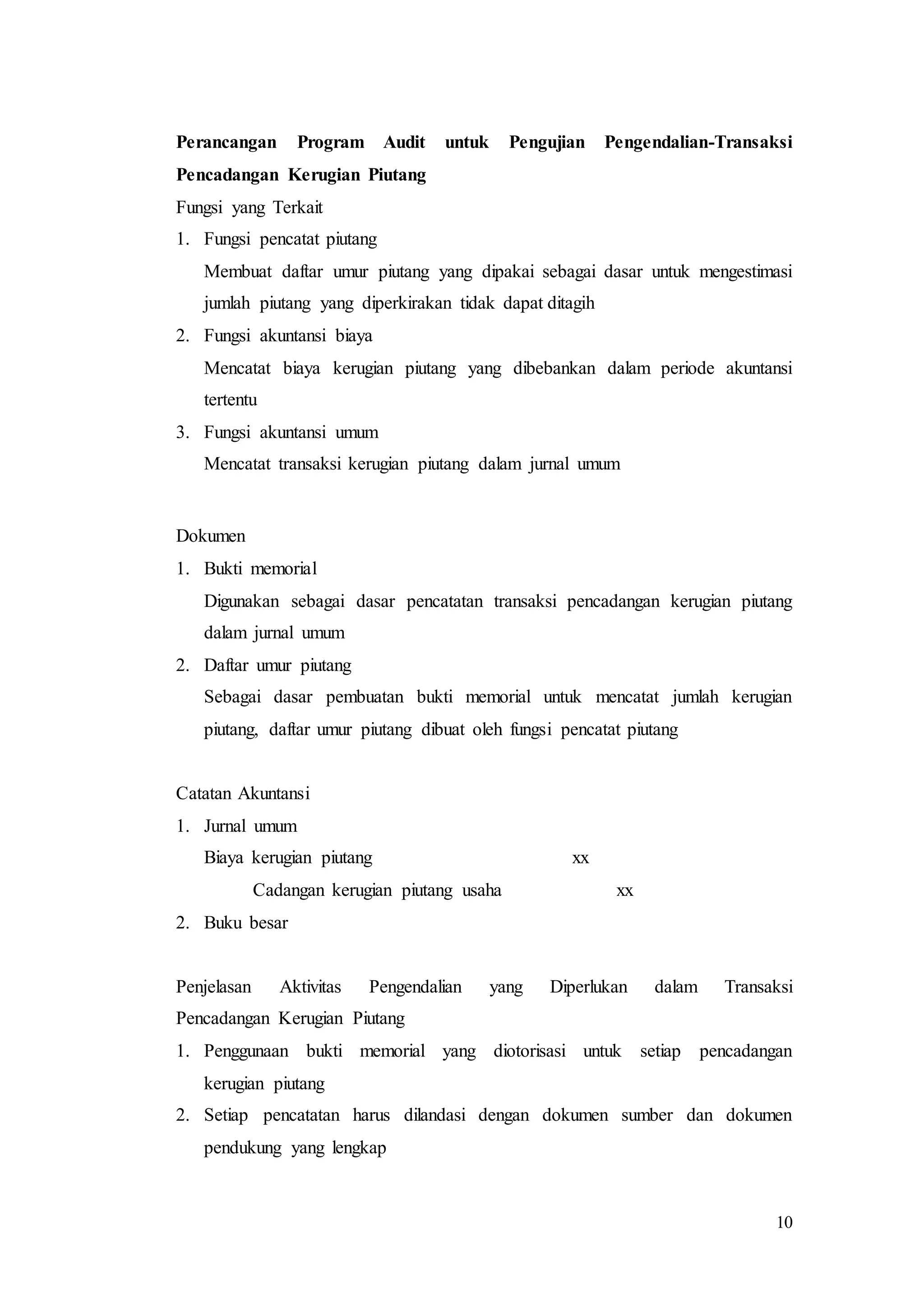 Audit terhadap siklus pendapatan | PDF