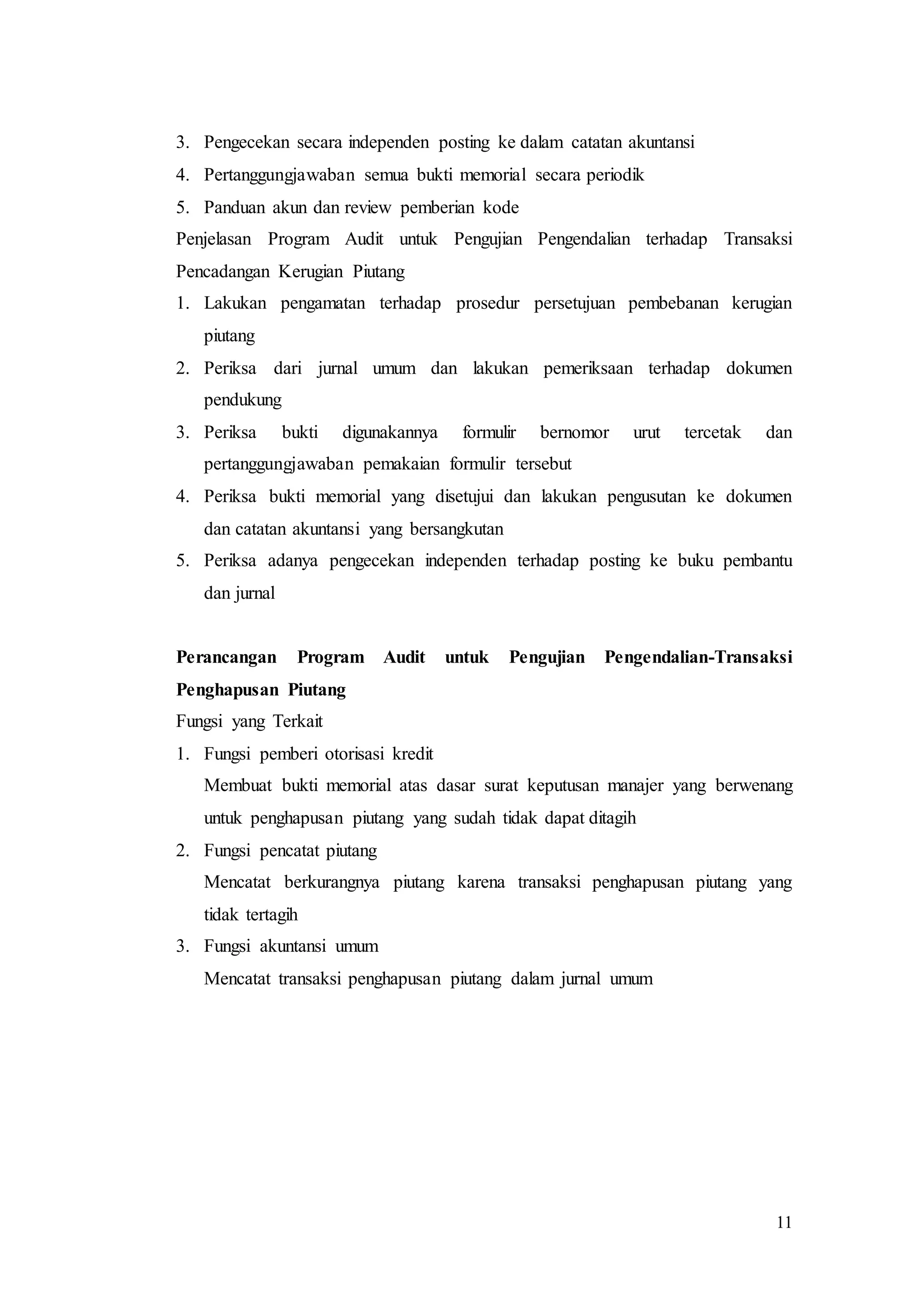 Audit terhadap siklus pendapatan | PDF