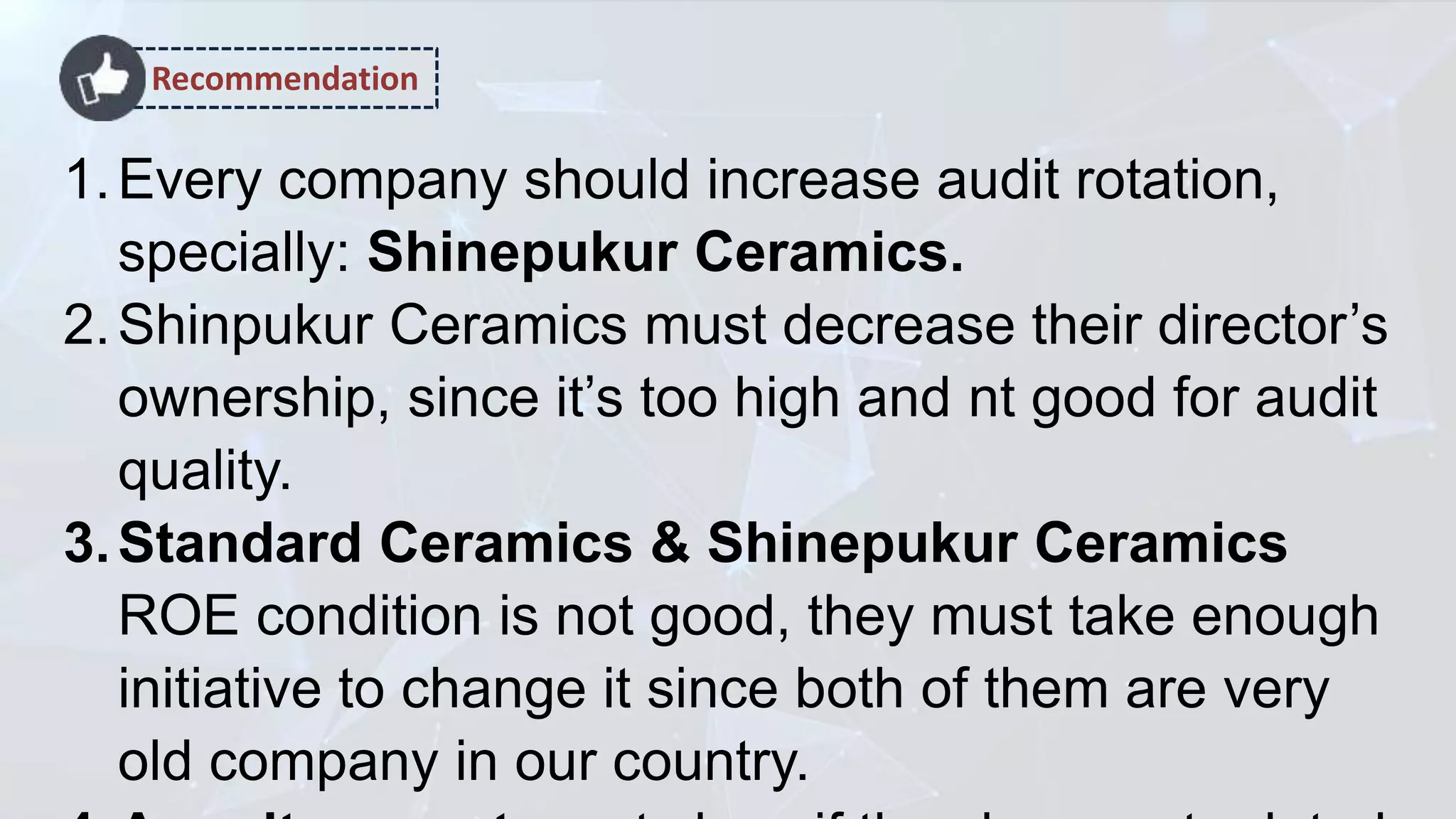 Audit quality determinants on Cement & ceramics Industry of Bangladesh ...