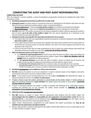 Audit Theo Notes pdf | PDF