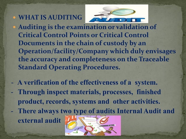 AUDIT TRAIL AND TRACEABLILTY OF PRODUCTS | PDF