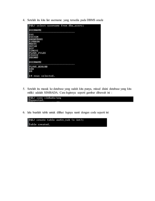 Audit Trail Comparison Oracle & PostgreSQL | PDF Audit Trail Comparison Oracle & PostgreSQL | PDF
