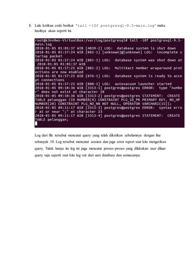 Audit Trail Comparison Oracle And Postgresql Docx
