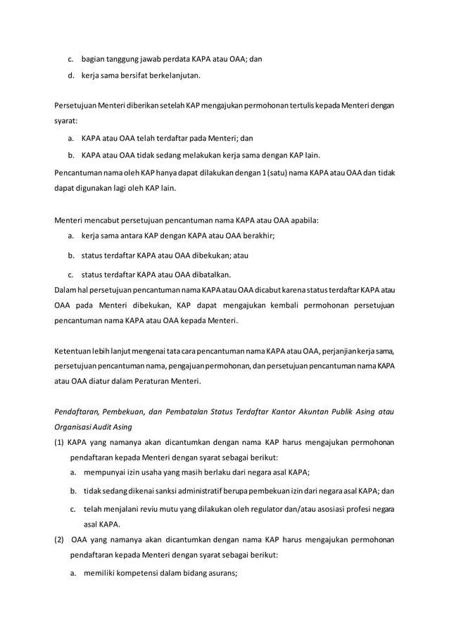 Audit Summary - Regulation | PDF