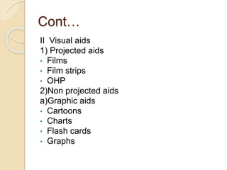 Audi visual aids | PPT