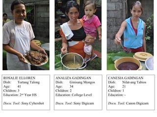Promoting Indigenous Filipino Food Ingredients through "Social Tags” | PPT