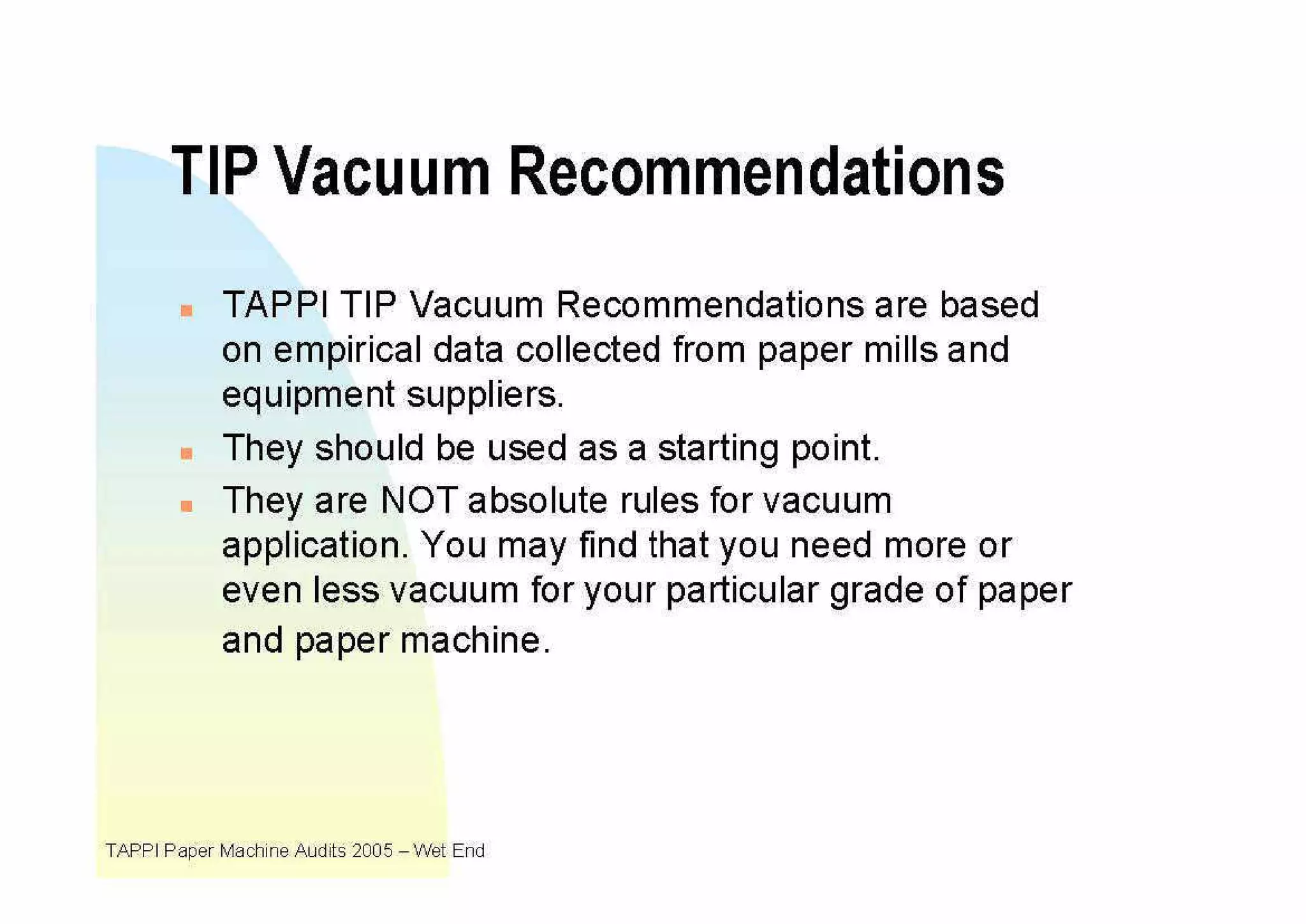 Audting the vacuum system | PDF