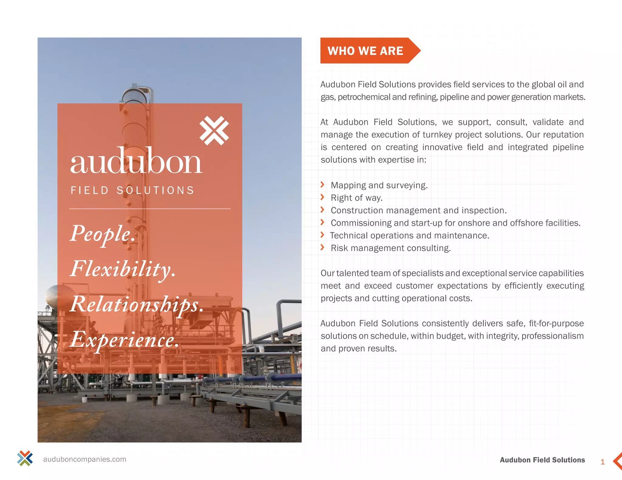 Audubon field solutions | PDF