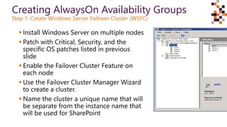 AUDWC 2016 - Using SQL Server 20146 AlwaysOn Availability Groups for ...