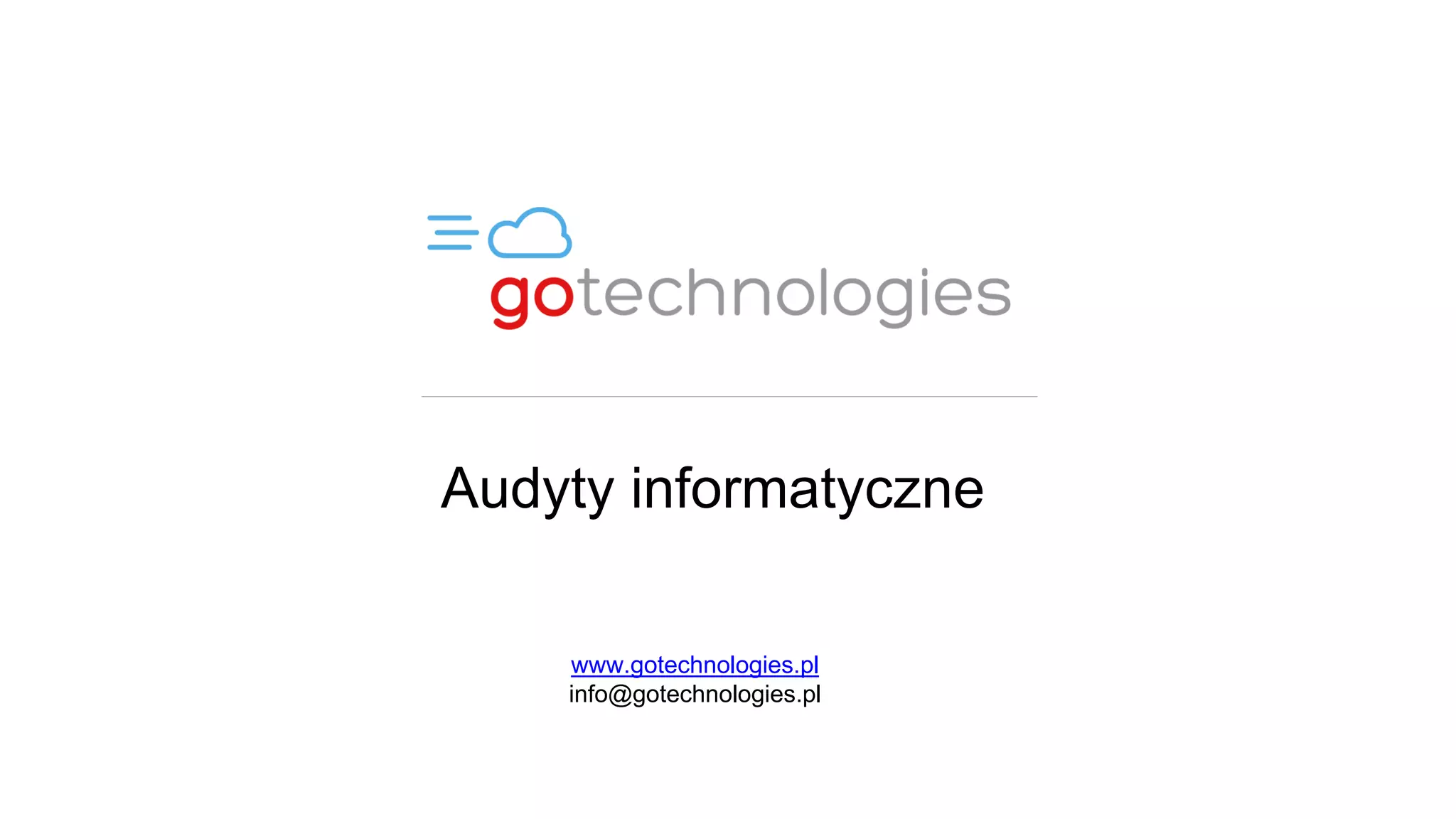 Audyty informatyczne | PPTX