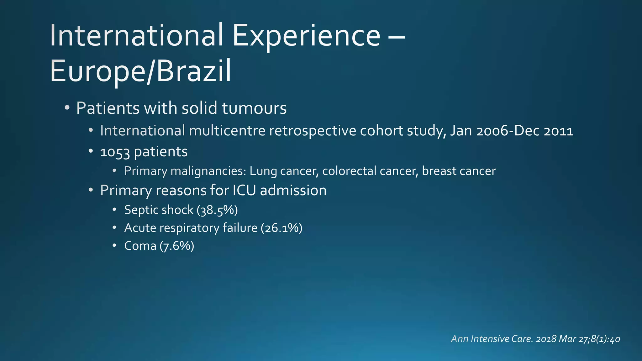 Malignancy by Dr Eamon Raith | PPTX