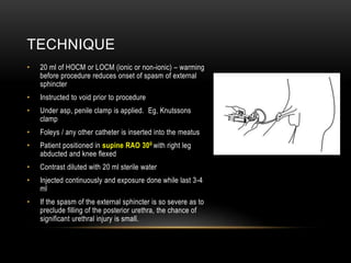 ascending urethrogram | PPTX