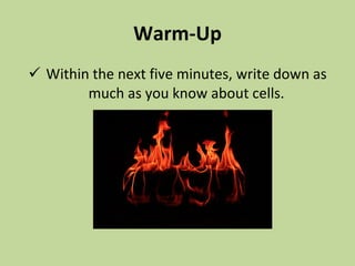 Aug. 22(intro to cell cell theory) | PPT