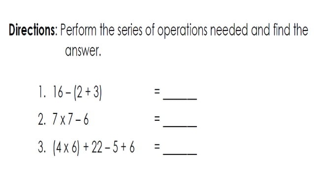 INDIVIDUAL LESSON ACTIVITY FOR MATHEMATICS 6 | PPT