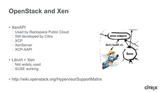 Openstack Xen and XCP | PPTX
