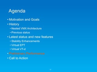 Nested Virtualization Update from Intel | PPT