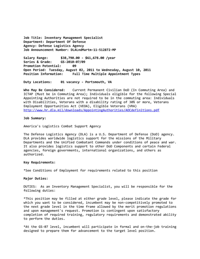 Merit Promotion Opp | DOC