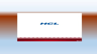 PPT on HCL company | PPT