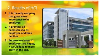 PPT on HCL company | PPT