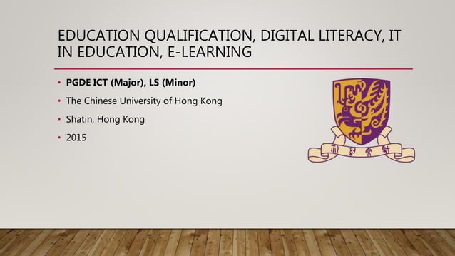 Self Introduction as an Educator | PPT | Free Download