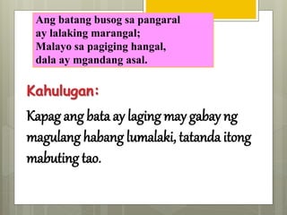 Filipino 8- Mga Karunungang-bayan | PPTX