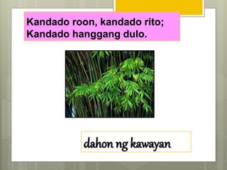 Filipino 8- Mga Karunungang-bayan | PPTX