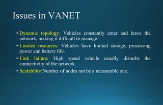 Augastiny_VANET advantages and disadvantages.pptx | Computer Networking | Computing