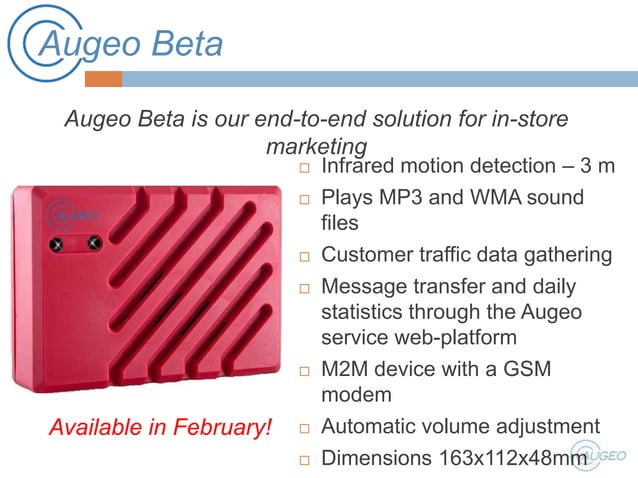 Augeo explained in few slides | PPT