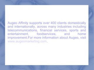 Augeo affinity | PPT