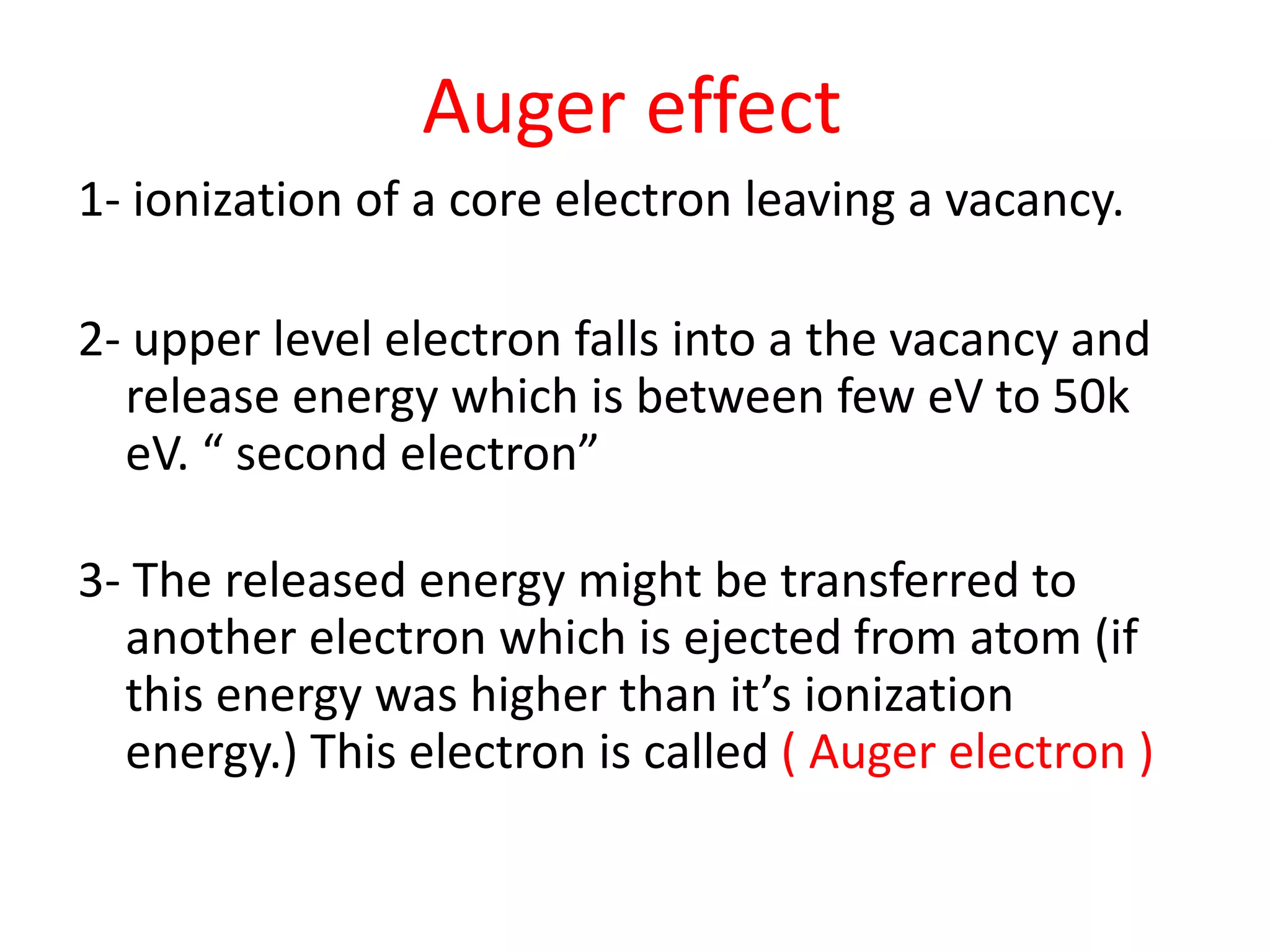 Auger effect. puplic | PPTX