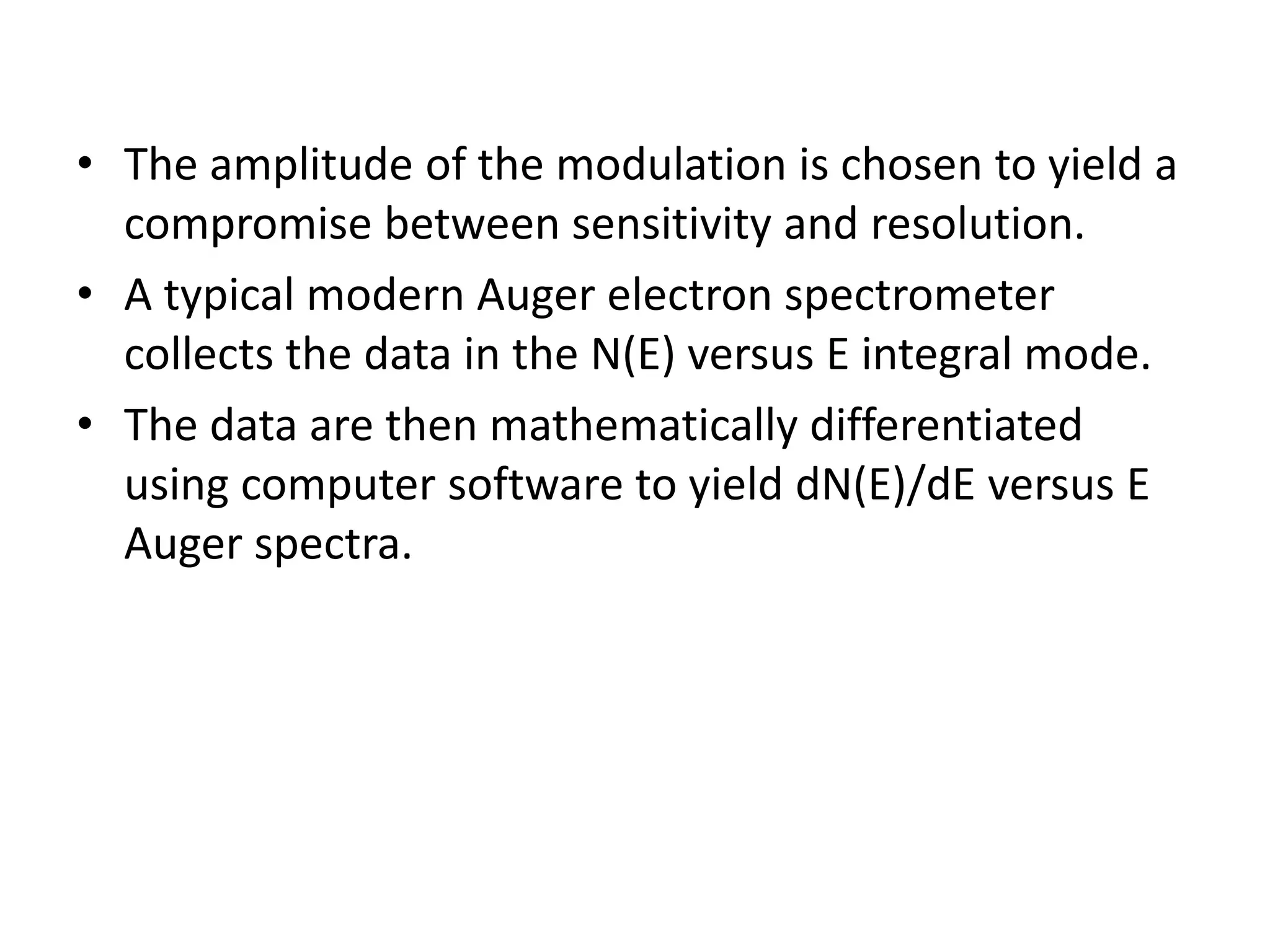 Auger electron spectroscopy | PPTX
