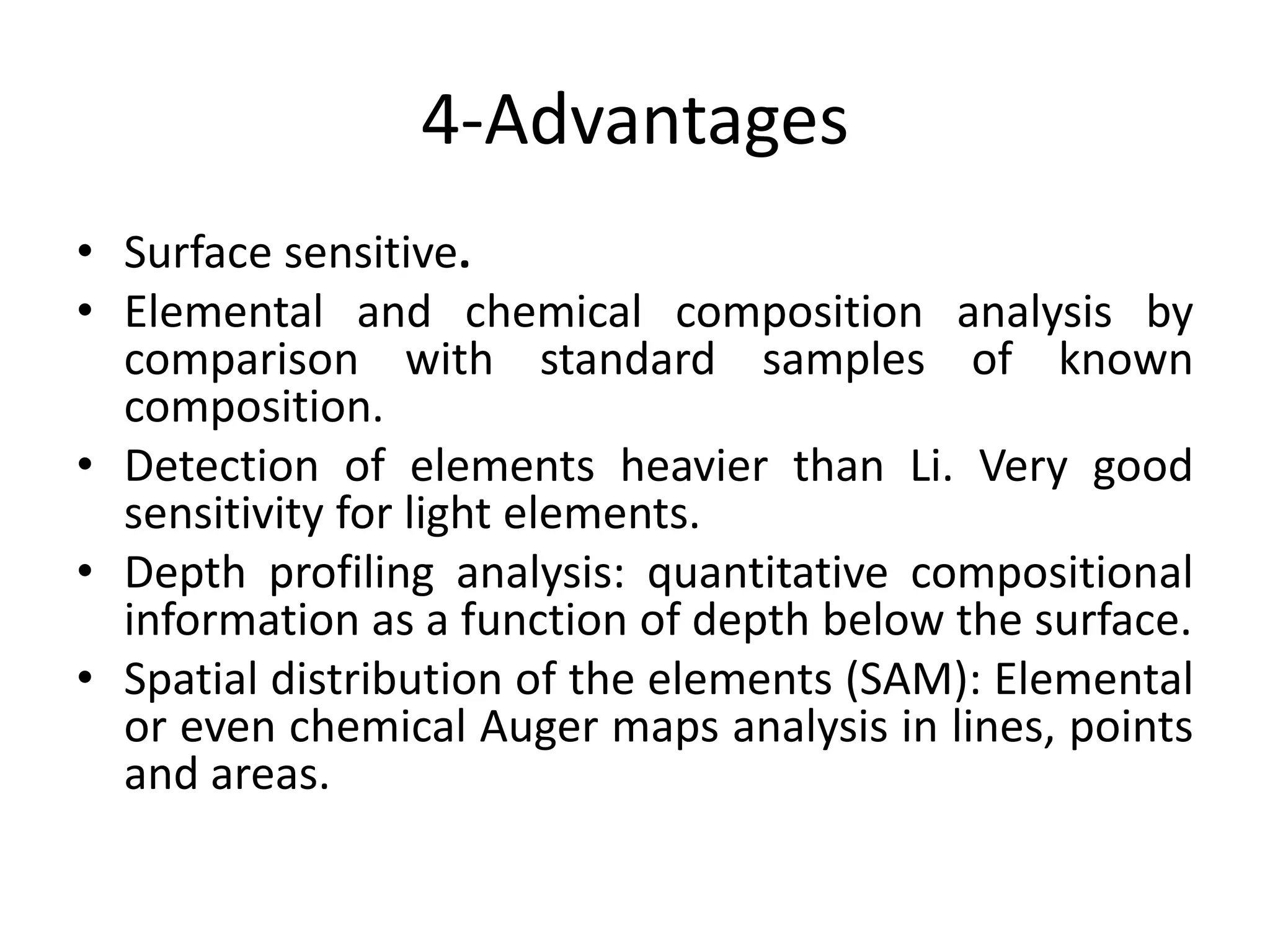 Auger electron spectroscopy | PPTX