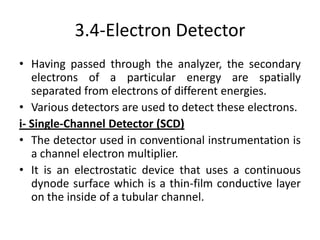 Auger electron spectroscopy | PPTX