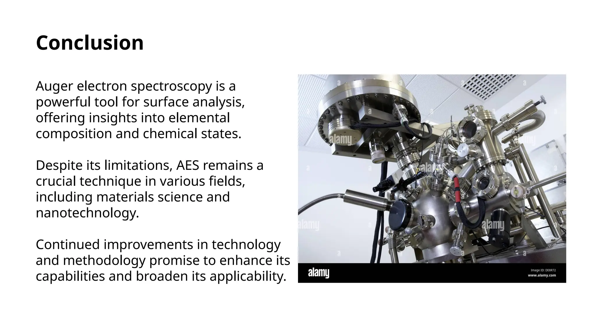 Auger Electron Spectroscopy. Presentation | PPTX