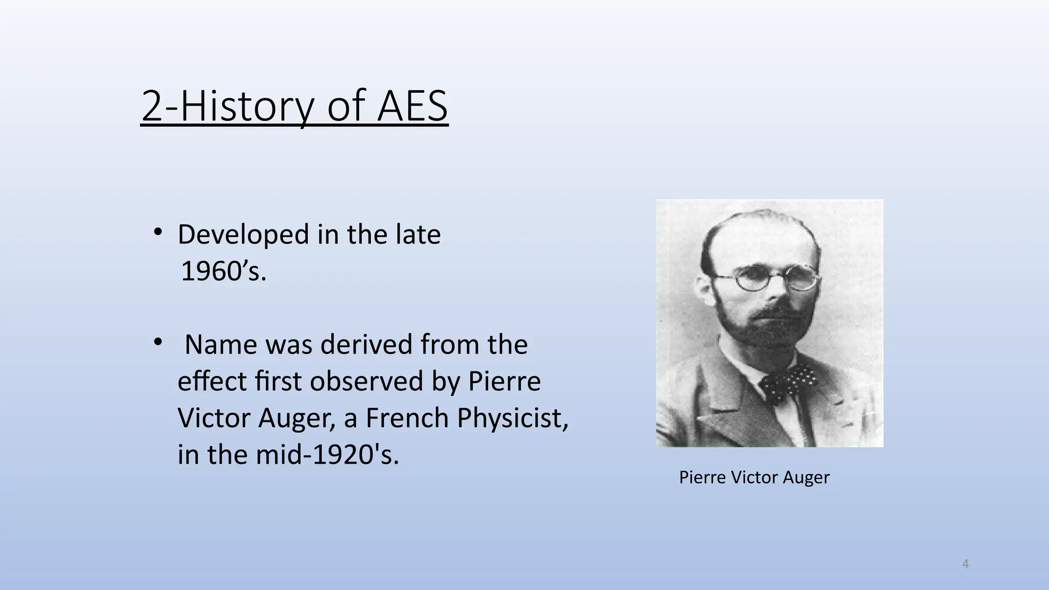 "Auger Electron Spectroscopy" one of the types of electron emission ...