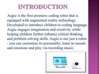Augie robot | PPTX