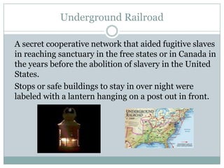 Augie underground railroad | PPT