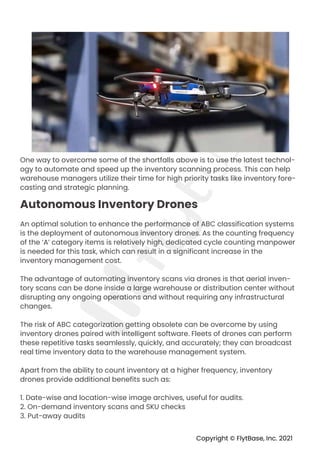 Augment ABC inventory analysis using drones in warehouses | PDF