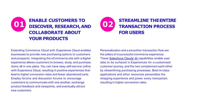 Augment Commerce Cloud with Experience Cloud | PPT
