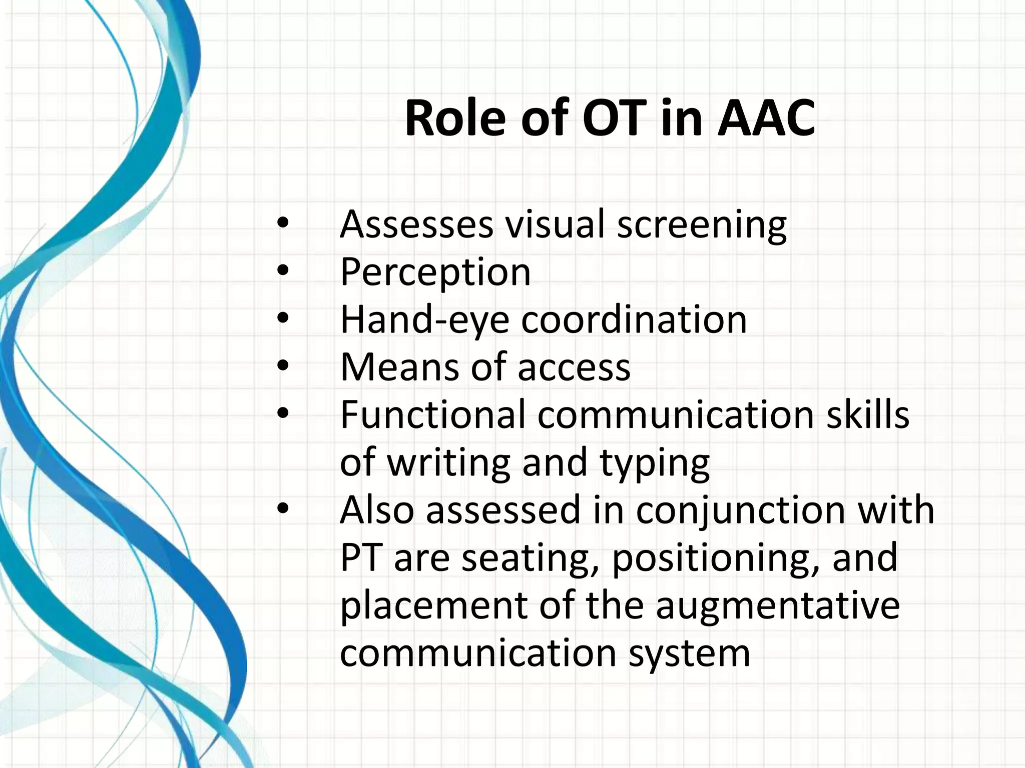 Augmentative and alternative communication | PPTX