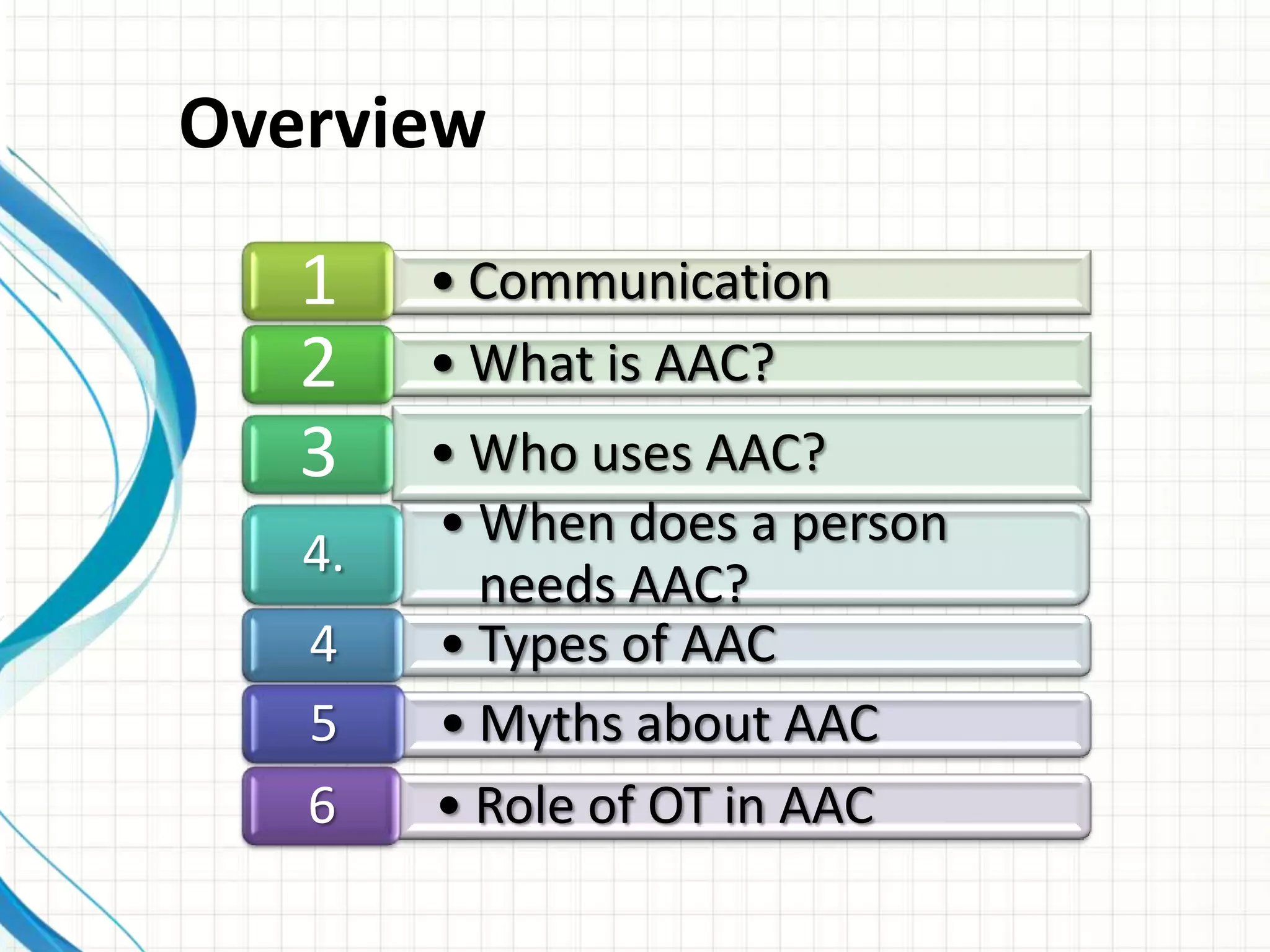 Augmentative and alternative communication | PPTX