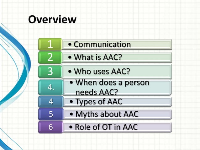 Augmentative and alternative communication | PPTX | Brain and Nervous System Disorders ...