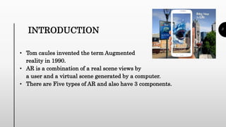 Augmentd seminar ppt | PPTX | Augmented Reality | Technology & Computing