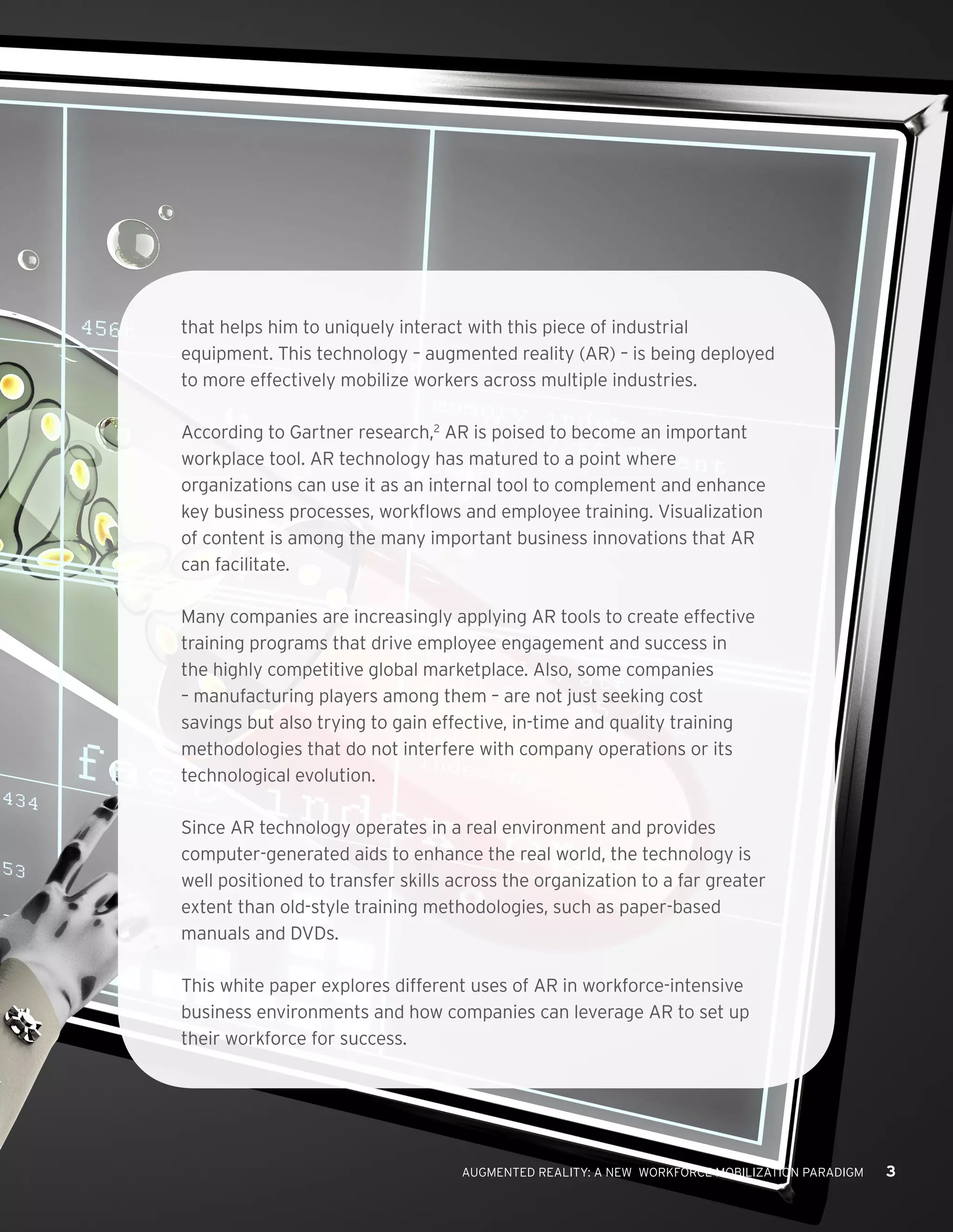 Augmented Reality: A New Workforce Mobilization Paradigm | PDF