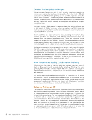 Augmented Reality: A New Workforce Mobilization Paradigm | PDF